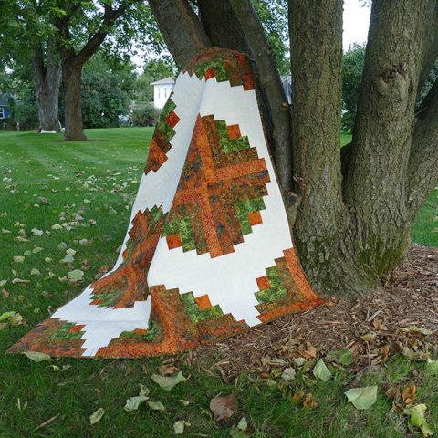 Amber Logs Quilt Pattern - Freemotion by the River