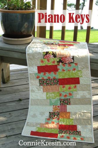 Piano Keys quilt pattern in Somerset - Freemotion by the River