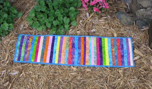 Batik String Summer Table Runner - Freemotion by the River