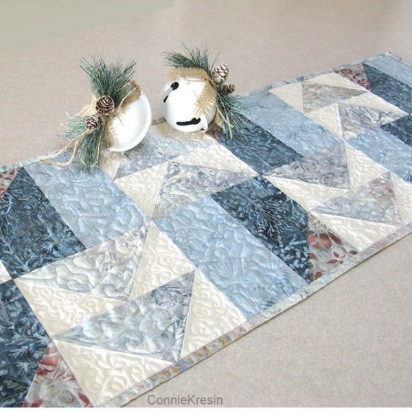 Mini Charm Mix Table Runner Free Pattern - Freemotion by the River