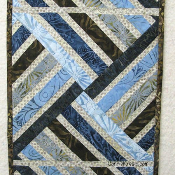 Strip Pieced Jewel Table Runner Tutorial - Freemotion by the River