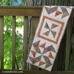 Hidden Wells Table Runner - Freemotion by the River