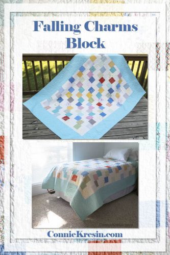 Falling Charms Block quick and easy tutorial - Freemotion by the River