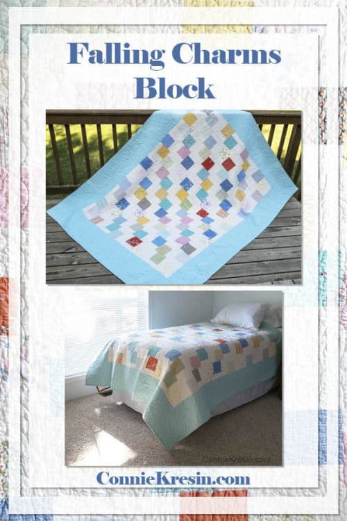 Falling Charms Block quick and easy tutorial - Freemotion by the River