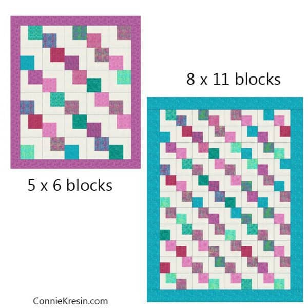 Falling Charms Block quick and easy tutorial - Freemotion by the River