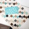 Mini Falling Charms Quilted Tablerunner - Freemotion by the River