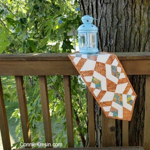AccuQuilt Quilted Pineapple Table Runner - Freemotion by the River