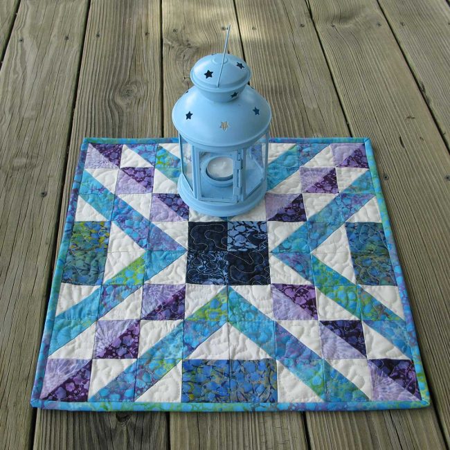 9 Patch Indiana Star Quilt Block - Freemotion by the River