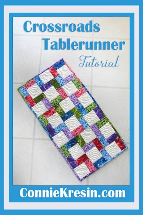 Crossroads Table Runner Tutorial - Freemotion by the River