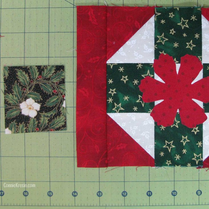 Quilted Christmas Mug Rug tutorial - Freemotion by the River