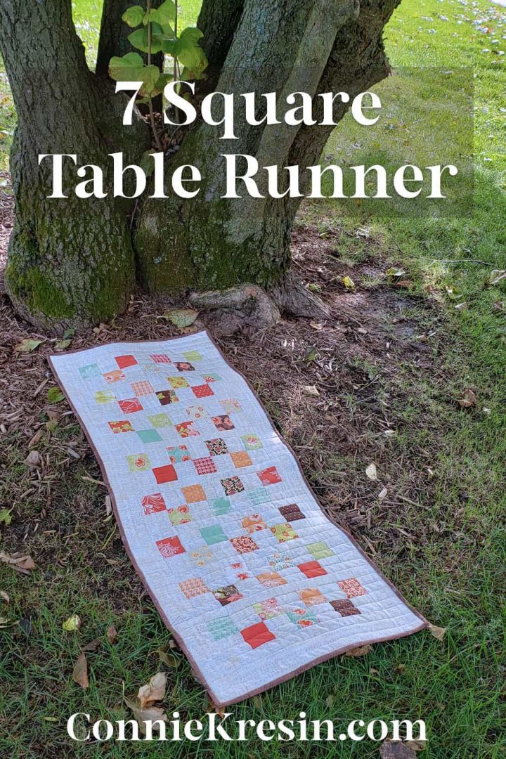 7 Square Table Runner Tutorial - Freemotion by the River