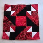 9 Patch Indiana Star Sewing Machine Cover - Freemotion by the River