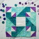 9 Patch Indiana Star Quilt Block - Freemotion by the River