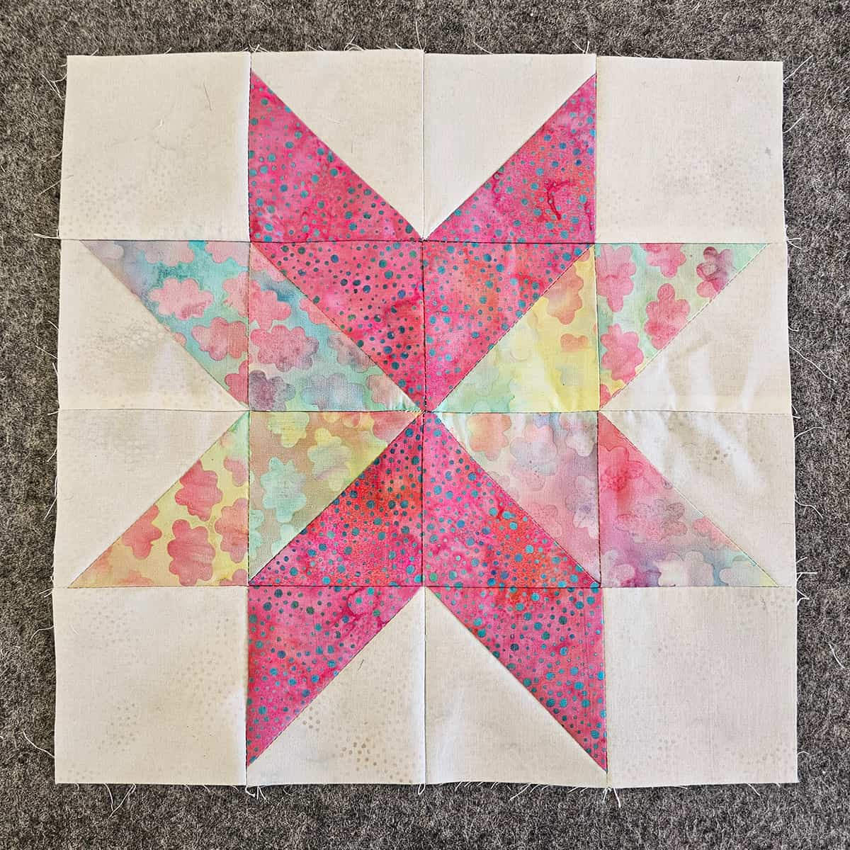Baby Star Quilt Block - Freemotion by the River