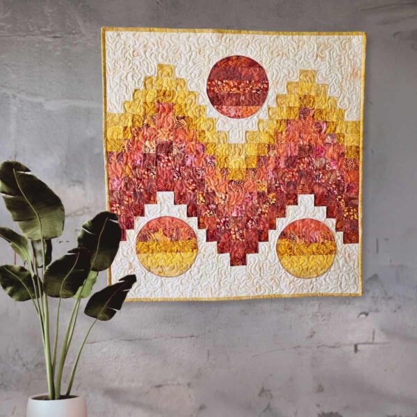 Circular Illusion Quilted Wall Hangings - Freemotion by the River