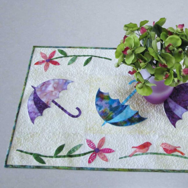 Mini Charm Mix Table Runner Free Pattern - Freemotion by the River