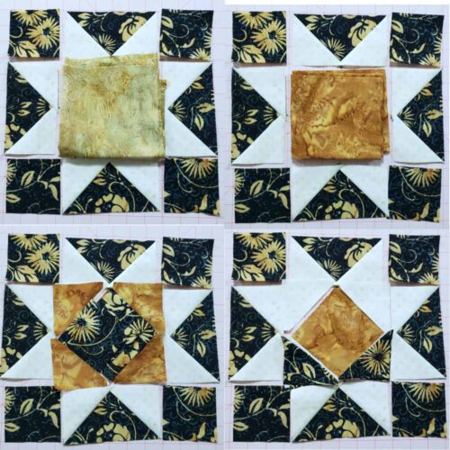 6 Block Diamond Stars Quilt - Freemotion by the River