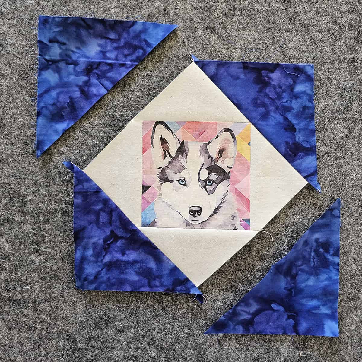 More cute Diamond in a Square photo blocks - Freemotion by the River