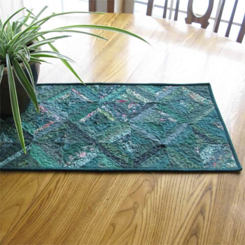 Strip Pieced Jewel Table Runner Tutorial - Freemotion by the River
