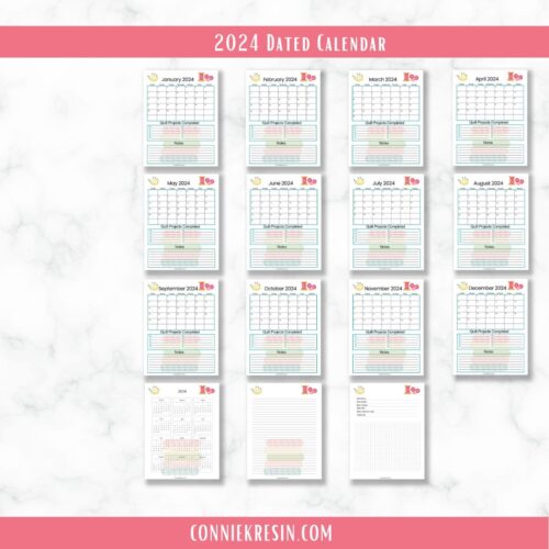 2024 Quilt Calendar - Freemotion by the River