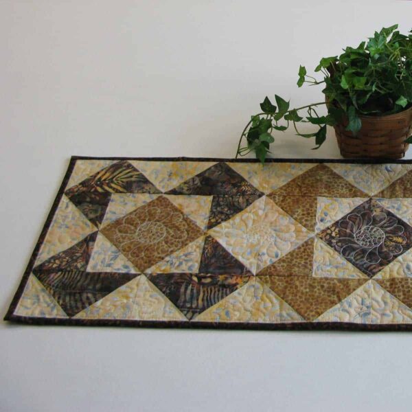 Bright Jewel Strip Pieced Table Runner Tutorial - Freemotion by the River