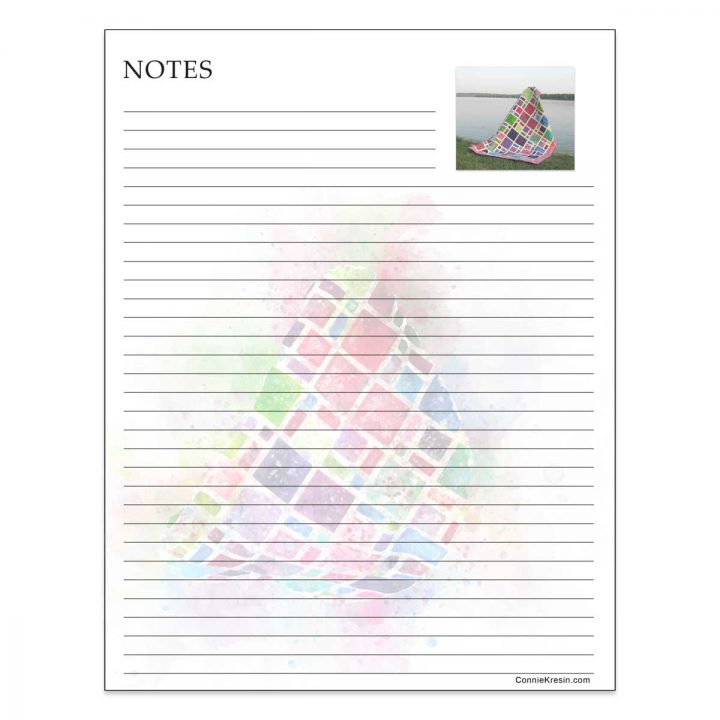 Scattered Printable Notes - Freemotion by the River