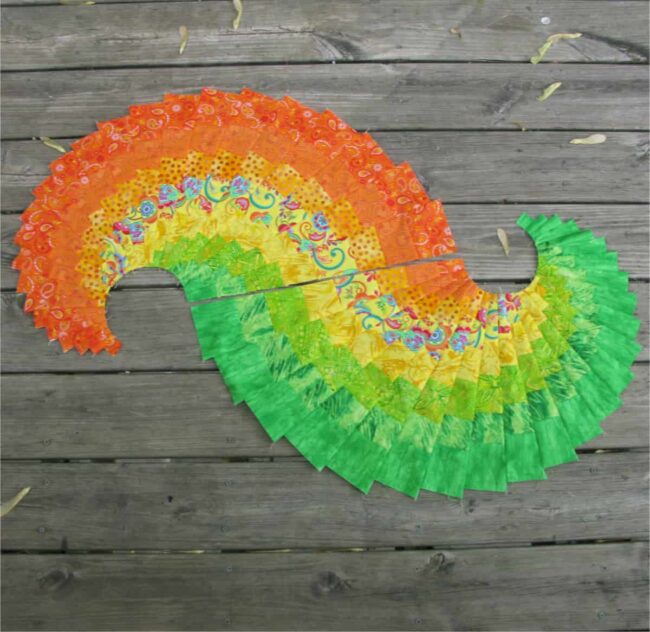 Spicy Spiral Table Runner - Freemotion by the River