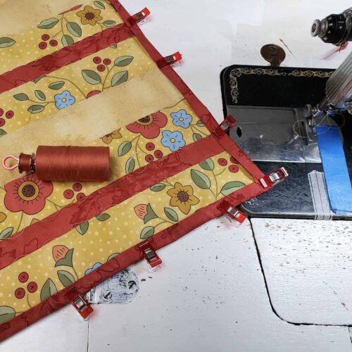 Easy Quilted Table Runner Tutorial - Freemotion by the River