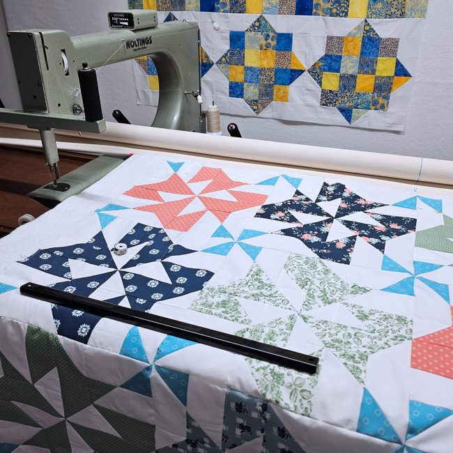 Snowdrift Quilt - Freemotion by the River