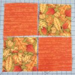 Easy Fall Four Patch Star Table Topper - Freemotion by the River