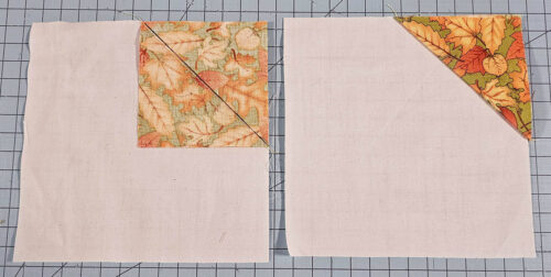 Easy Fall Four Patch Star Table Topper - Freemotion by the River