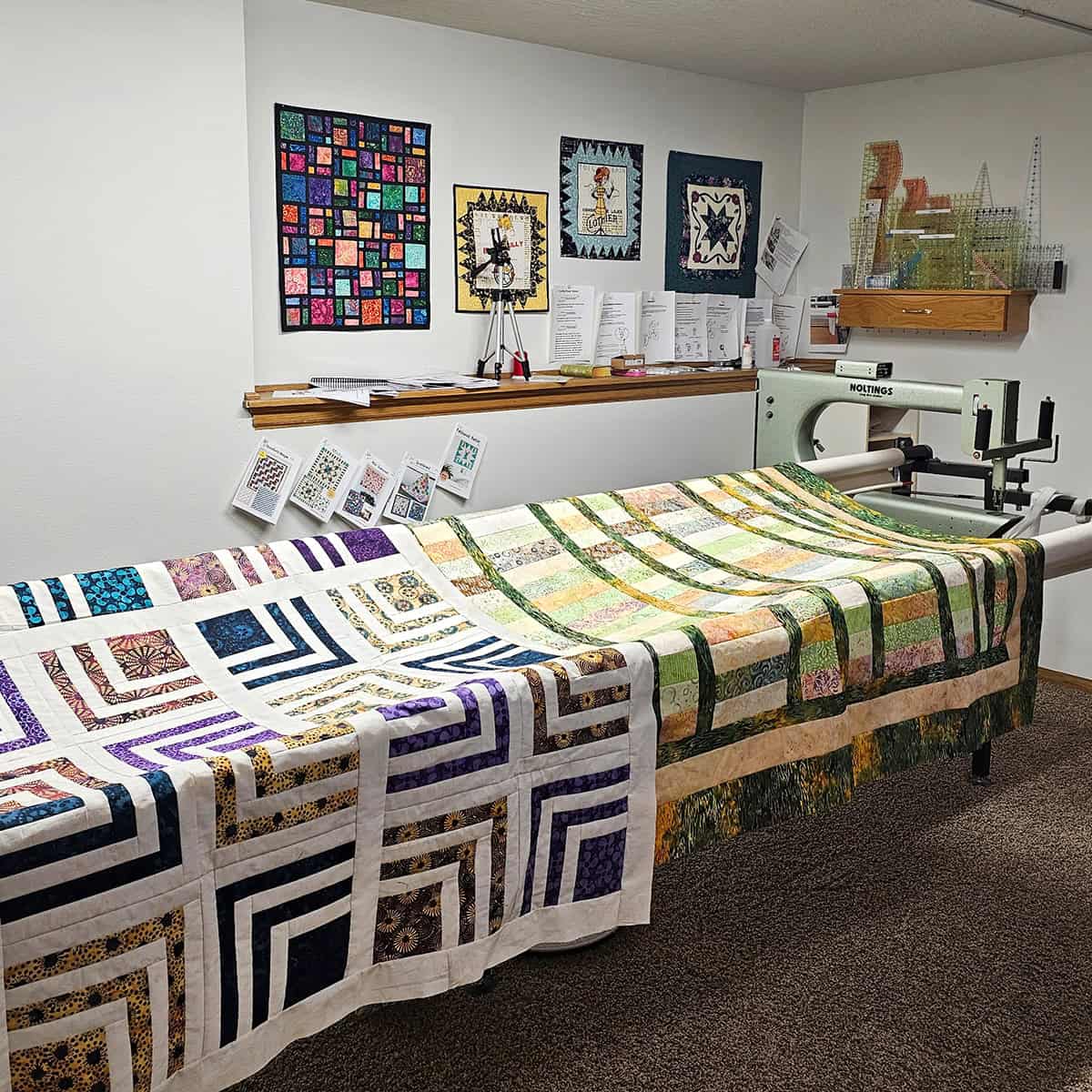 What's New In My Quilt Studio: 3 Projects - Freemotion by the River