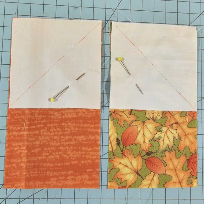 Easy Fall Four Patch Star Table Topper - Freemotion by the River