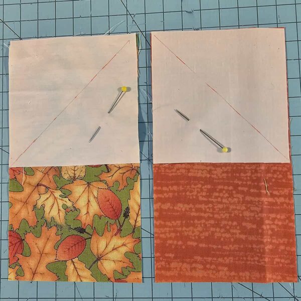 Easy Fall Four Patch Star Table Topper - Freemotion by the River