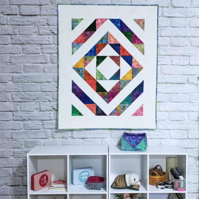 Simple Half Square Triangle Quilt - Freemotion by the River