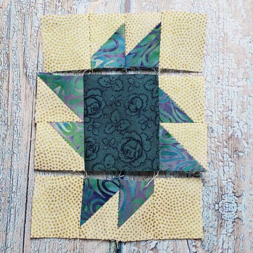 Square and Points quilt block tutorial - Freemotion by the River