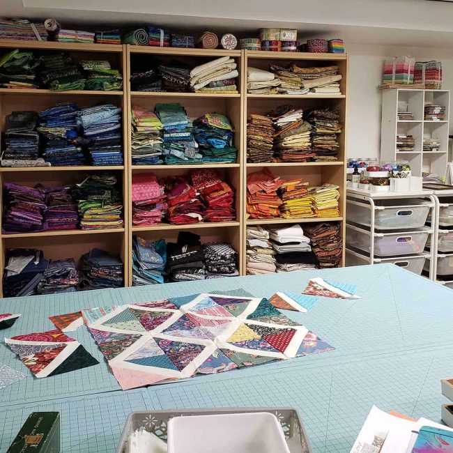 Moving into my quilt studio - Freemotion by the River