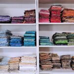 Organizing my batik stash - Freemotion by the River
