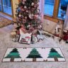 Larger Christmas Tree Table Runner - Freemotion by the River